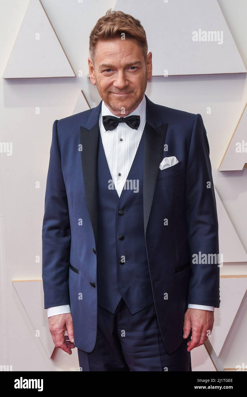 Los Angeles, USA. 27th Mar, 2022. Kenneth Branagh walking on the red ...