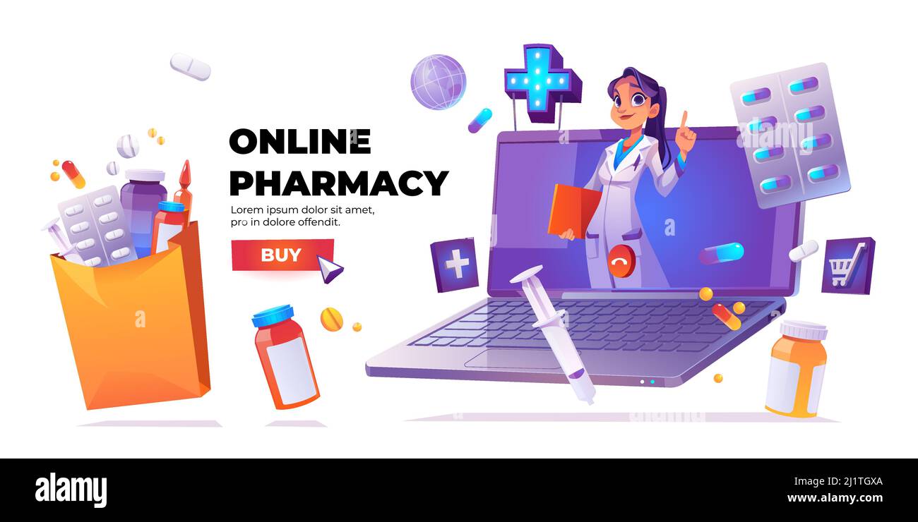 Pharmacy banner hi-res stock photography and images - Alamy