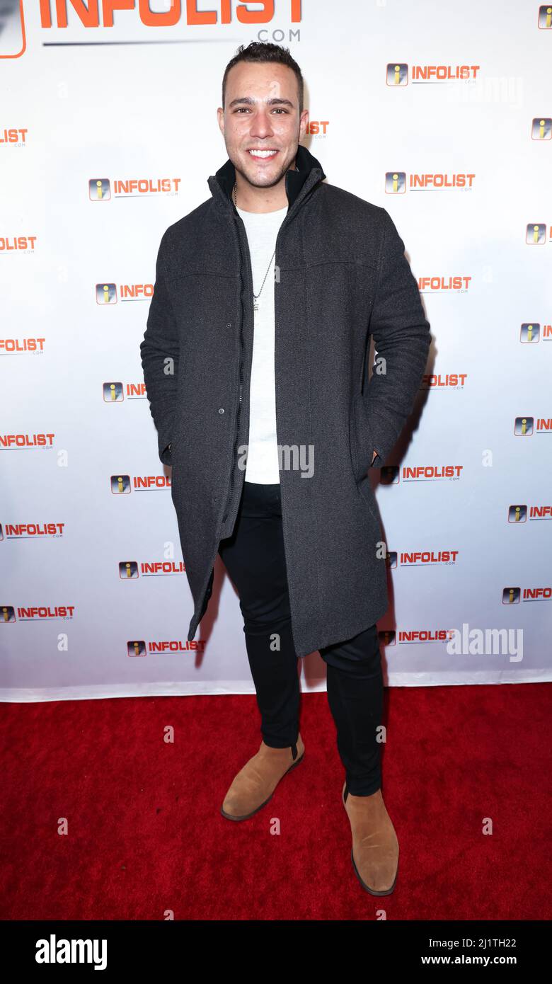 West Hollywood, California, USA. 24th March, 2022. Lucas Lockwood ...