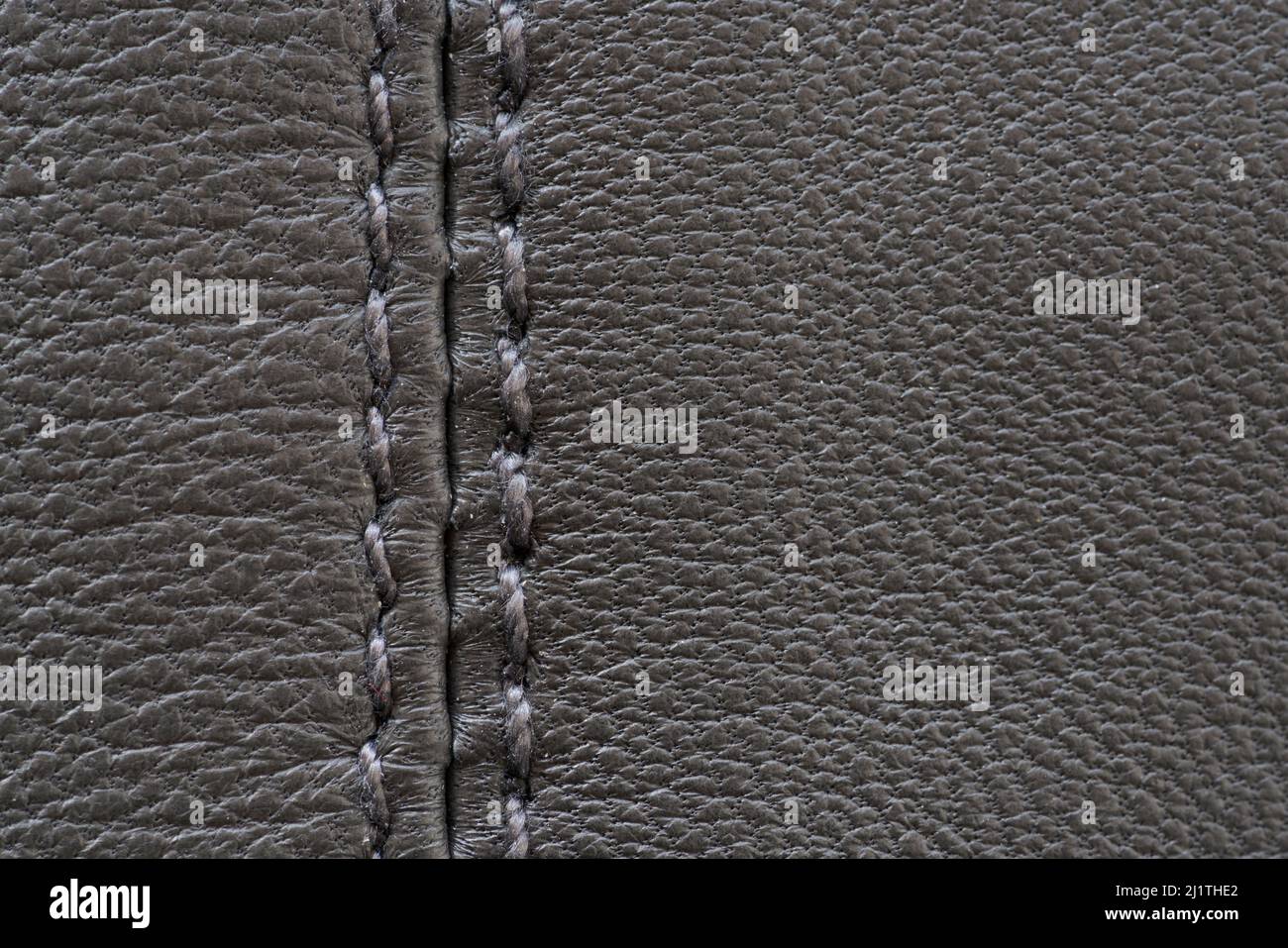 Closeup background of brown leather with stitching, high detailed Stock ...
