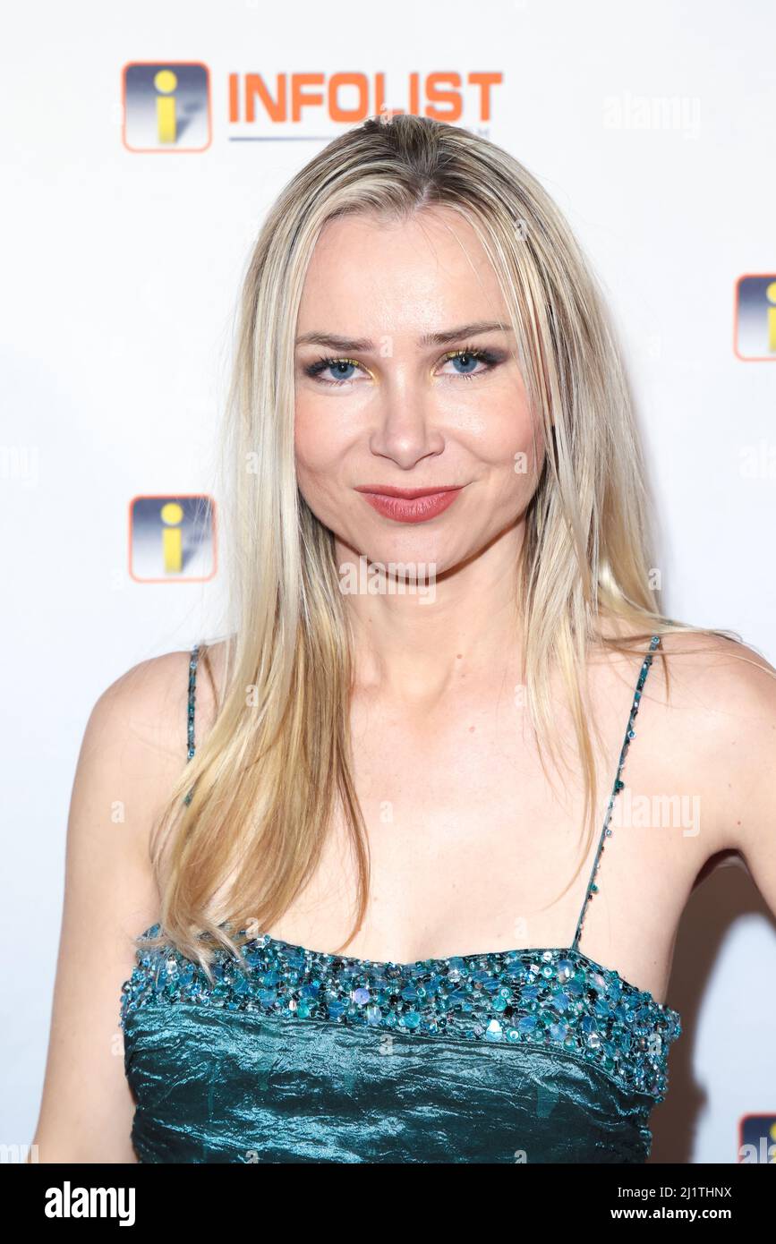 West Hollywood, California, USA. 24th March, 2022. Mika Boorem attending the InfoList Pre-Oscar ...