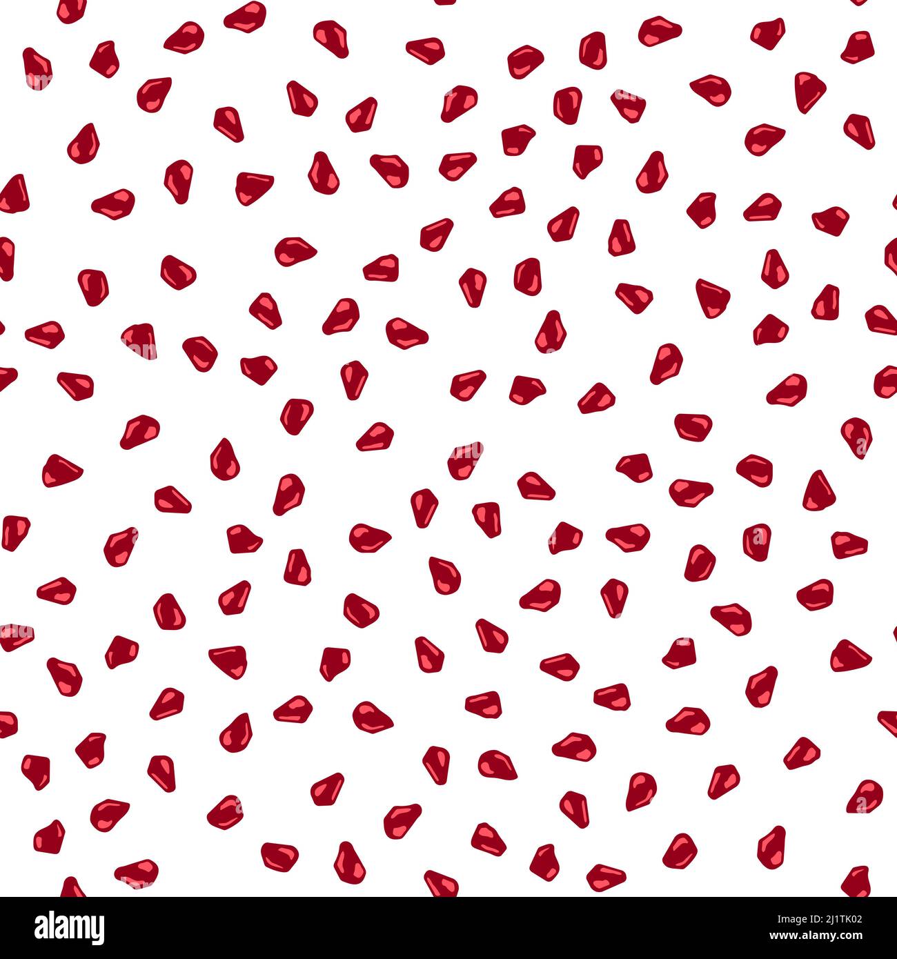 Pomegranate Seamless Pattern. Seeds Texture Stock Vector Image & Art ...