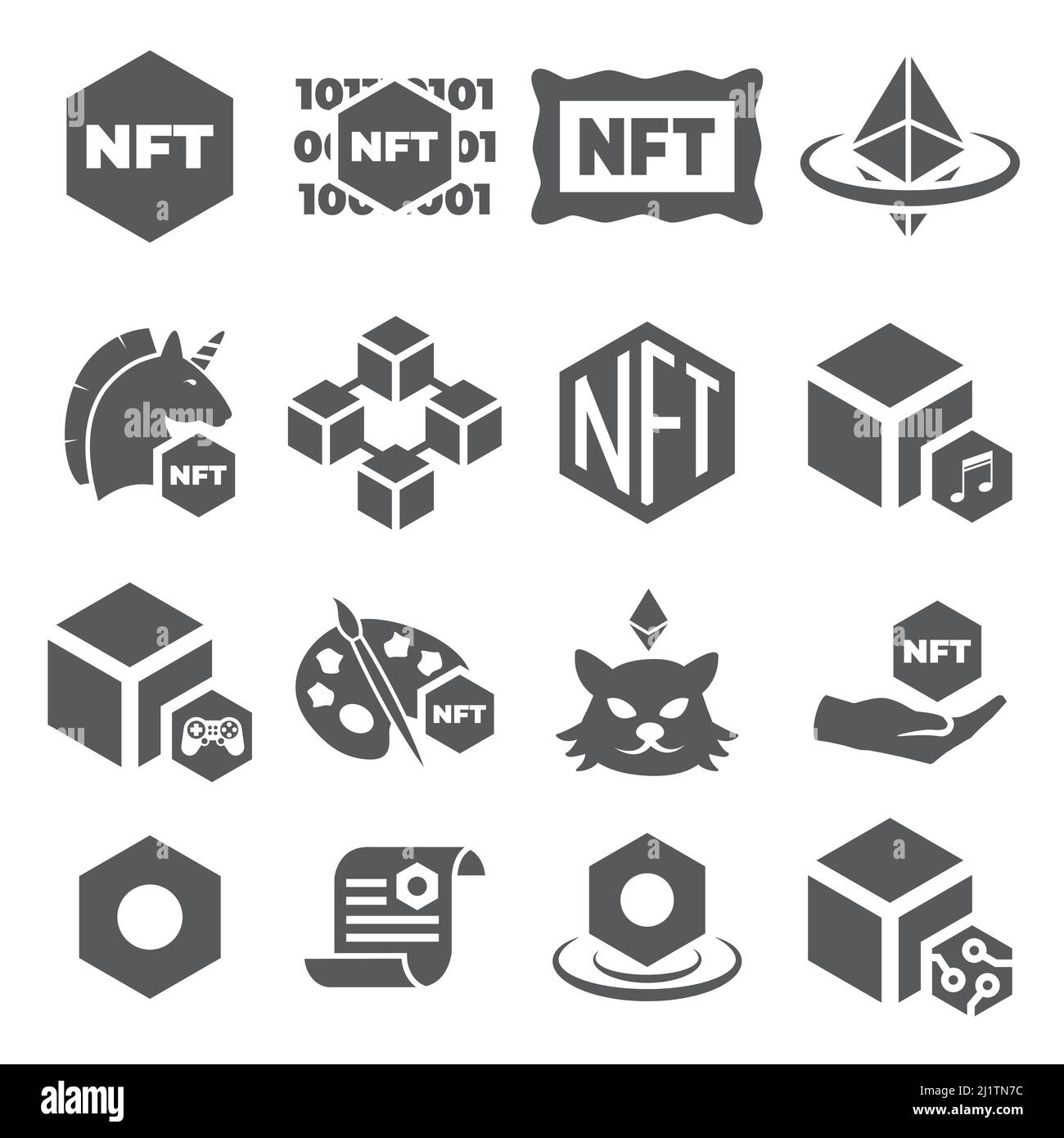 Nft icon logo Stock Vector Images - Alamy