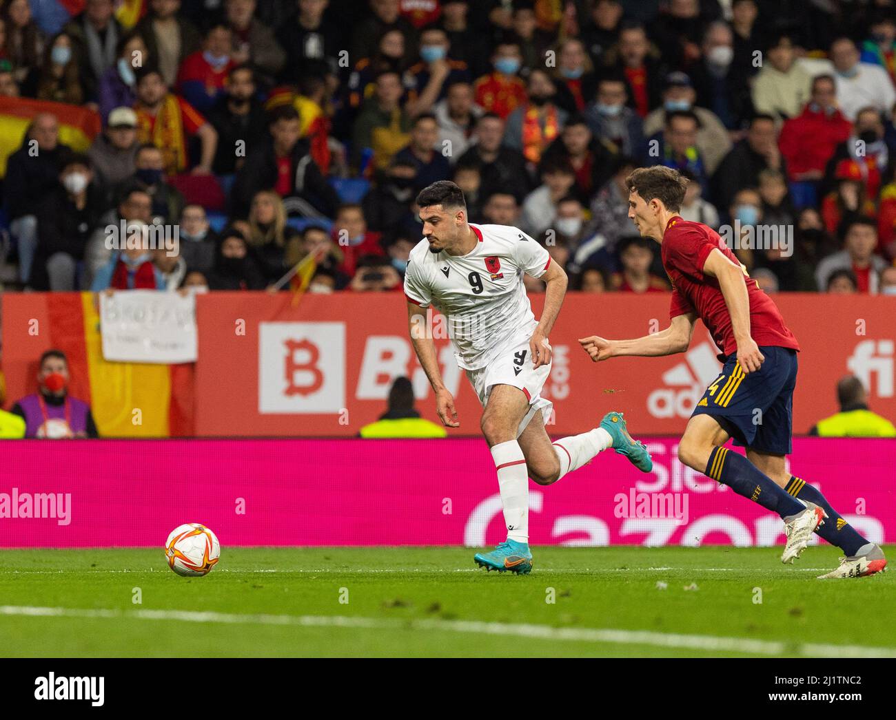Armando Broja of Albania during the International Friendly football ...