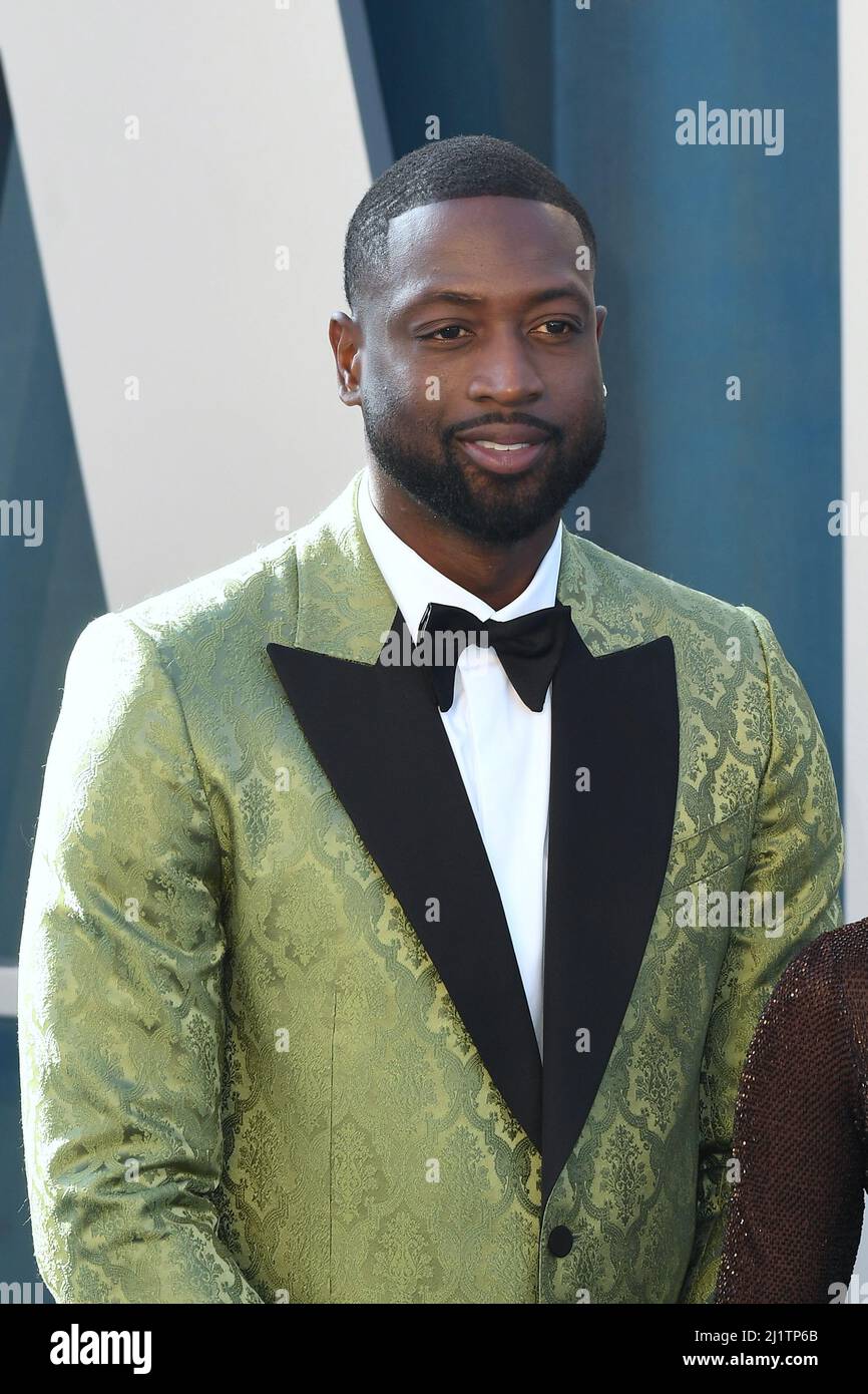 Dwayne Wade attends the 2022 Vanity Fair Oscar Party at the Wallis ...