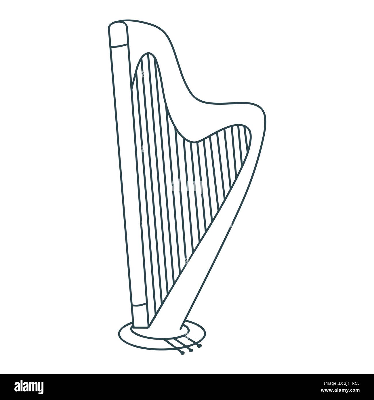 Harp instrument hi-res stock photography and images - Alamy