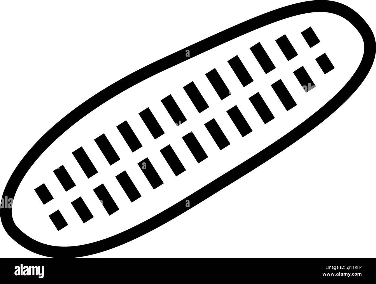 cut cucumber line icon vector illustration Stock Vector Image & Art - Alamy