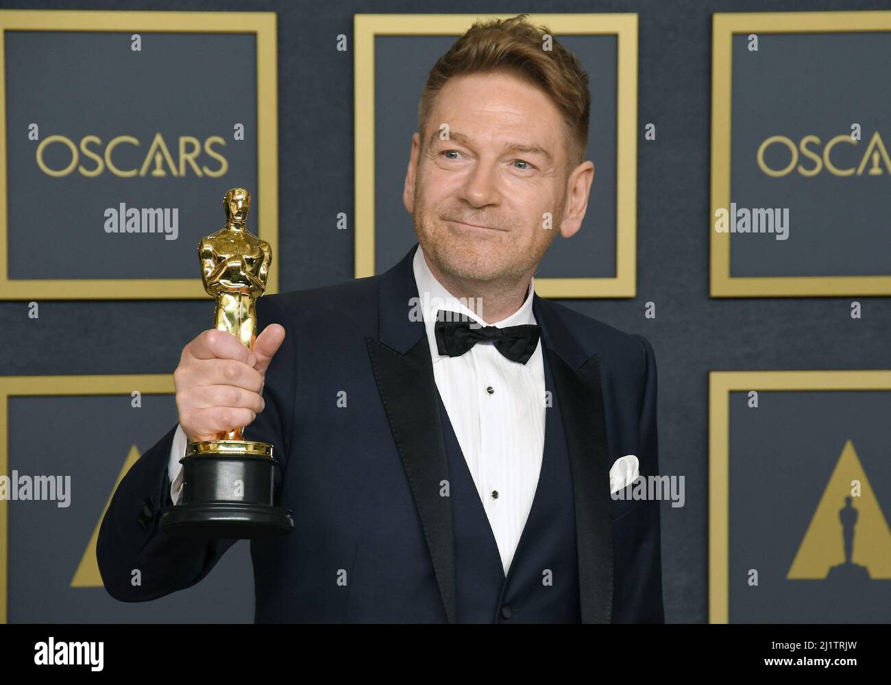 Los Angeles, USA. 27th Mar, 2022. Kenneth Branagh, winner of the ...
