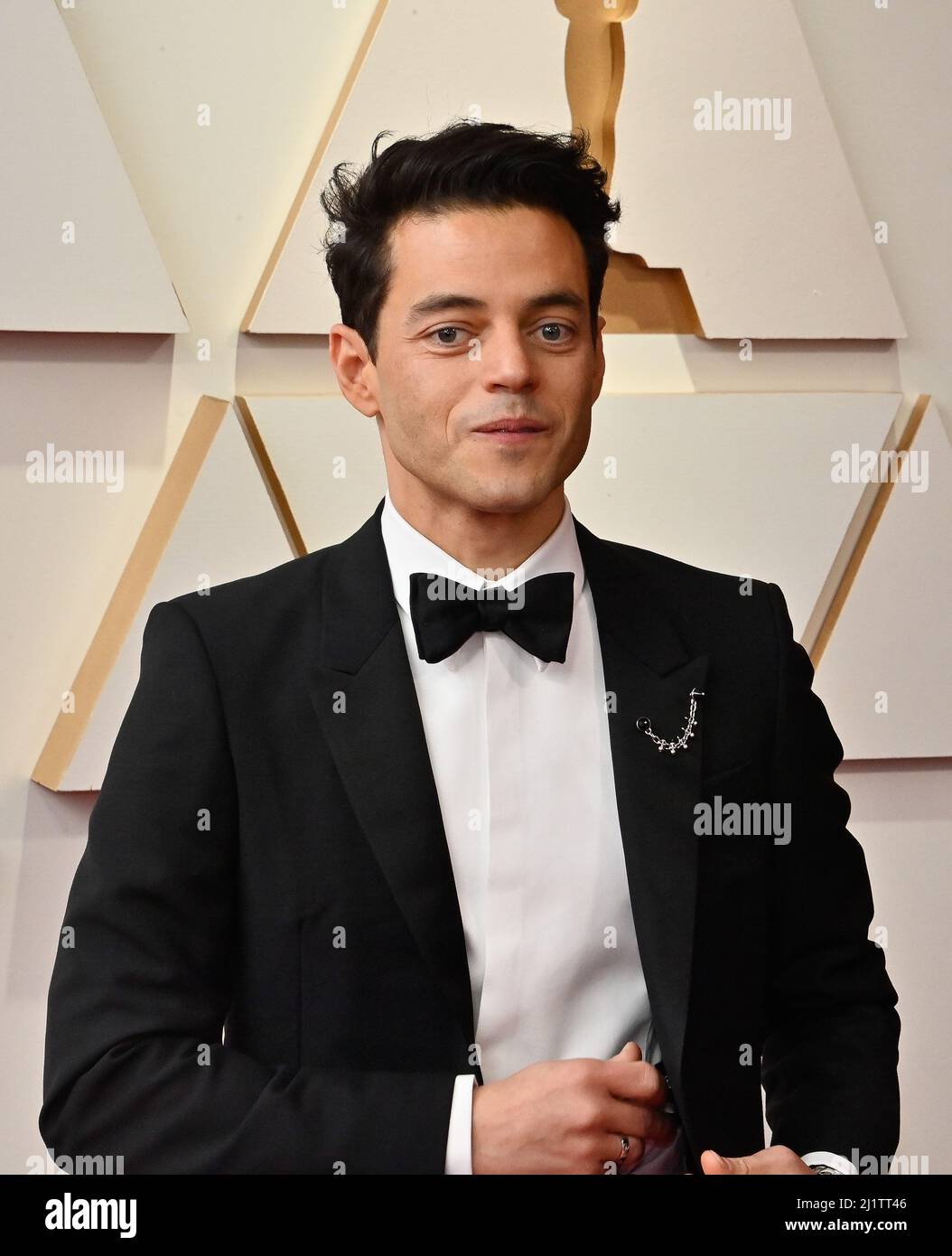 Los Angeles, United States. 28th Mar, 2022. Rami Malek arrives for the ...
