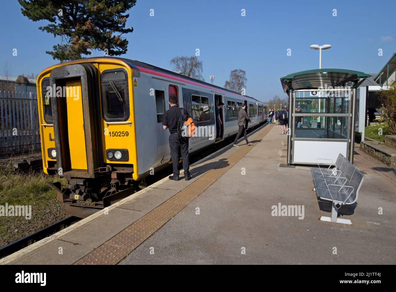 Train driver prepares to get into the cab of his Transport For Wales ... Train driver prepares to get into the cab of his Transport For Wales ...