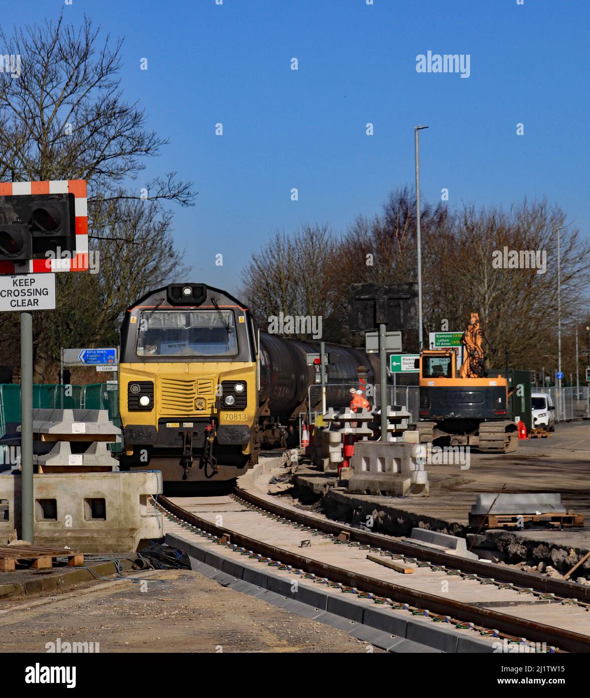 Rebuilding level crossing hi-res stock photography and images - Alamy