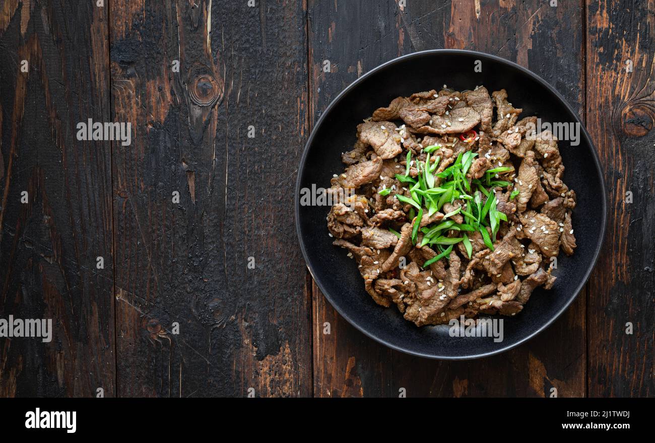 Bulgogi, traditional korean food Stock Photo - Alamy