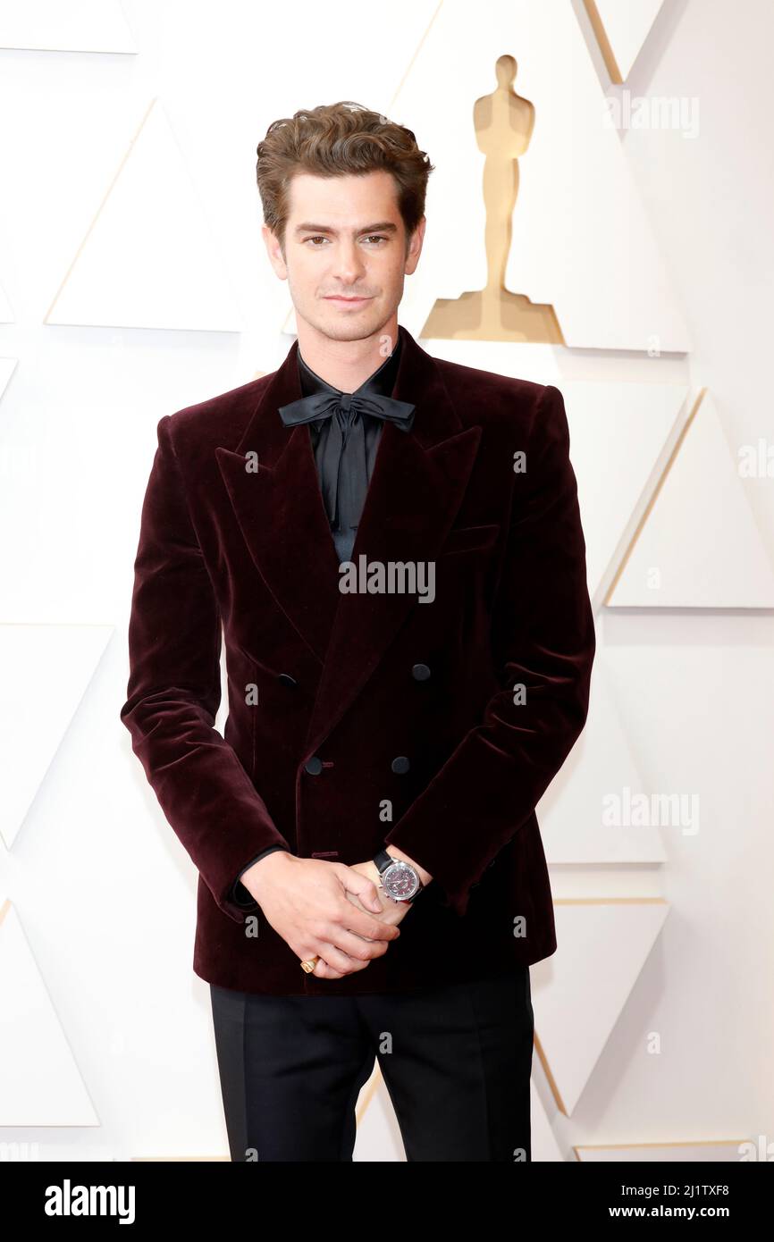 LOS ANGELES - MAR 27: Andrew Garfield at the 94th Academy Awards at ...