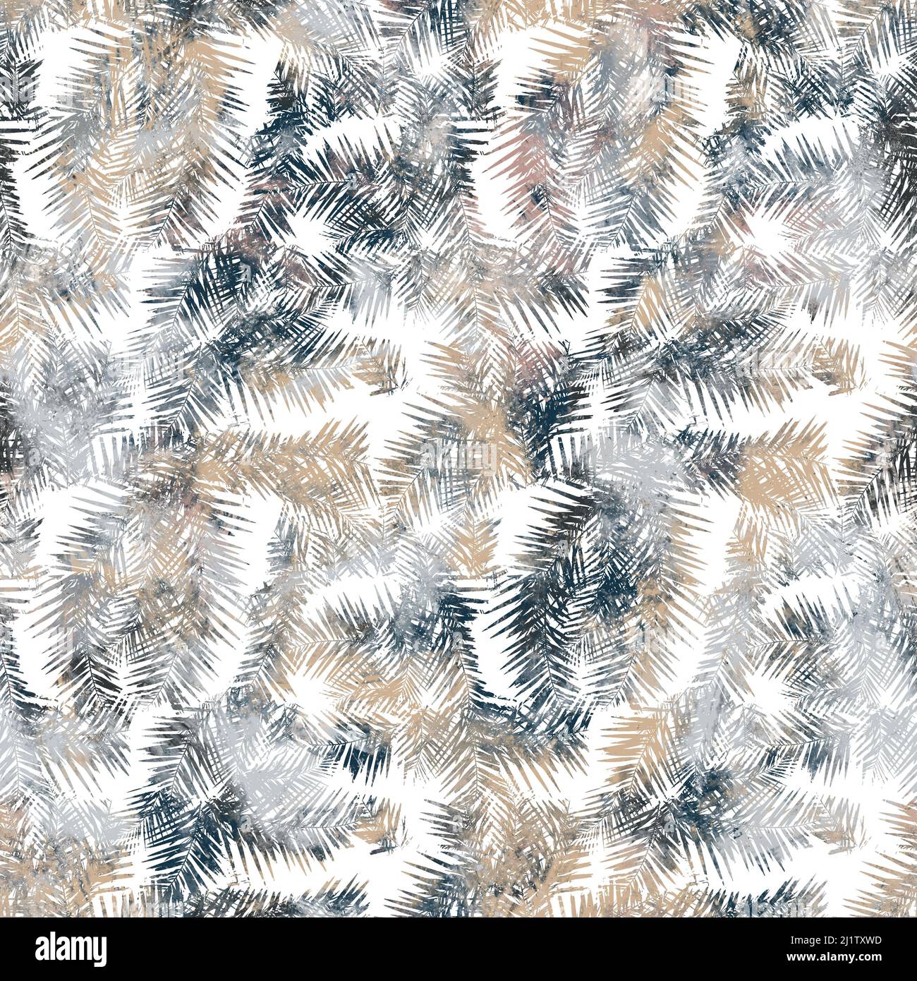 Seamless neutral tan and white distressed grungy motif surface pattern ...