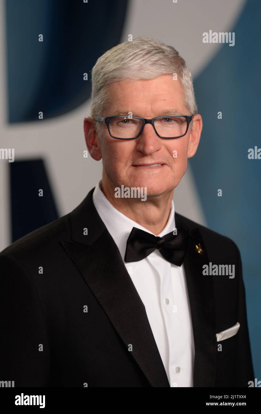 Tim Cook attending the Vanity Fair Oscar Party held at the Wallis ...