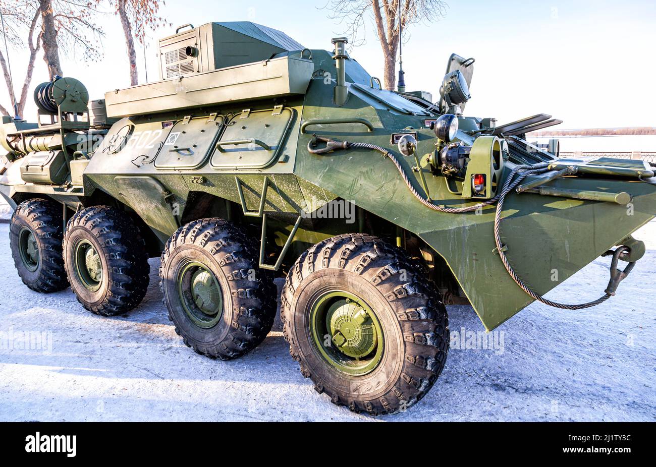 Samara, Russia - January 27, 2018: The unified command-staff vehicle R ...