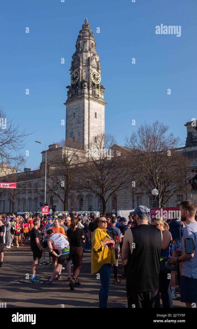 Cardiff City centre Stock Photo - Alamy