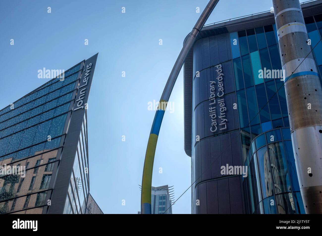 Cardiff City centre Stock Photo - Alamy