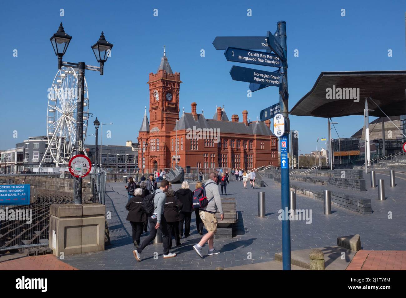 Cardiff City centre Stock Photo - Alamy