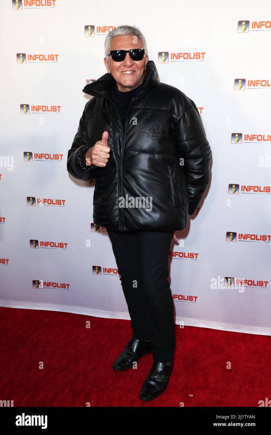 West Hollywood, California, USA. 24th March, 2022. Joe Camacho ...