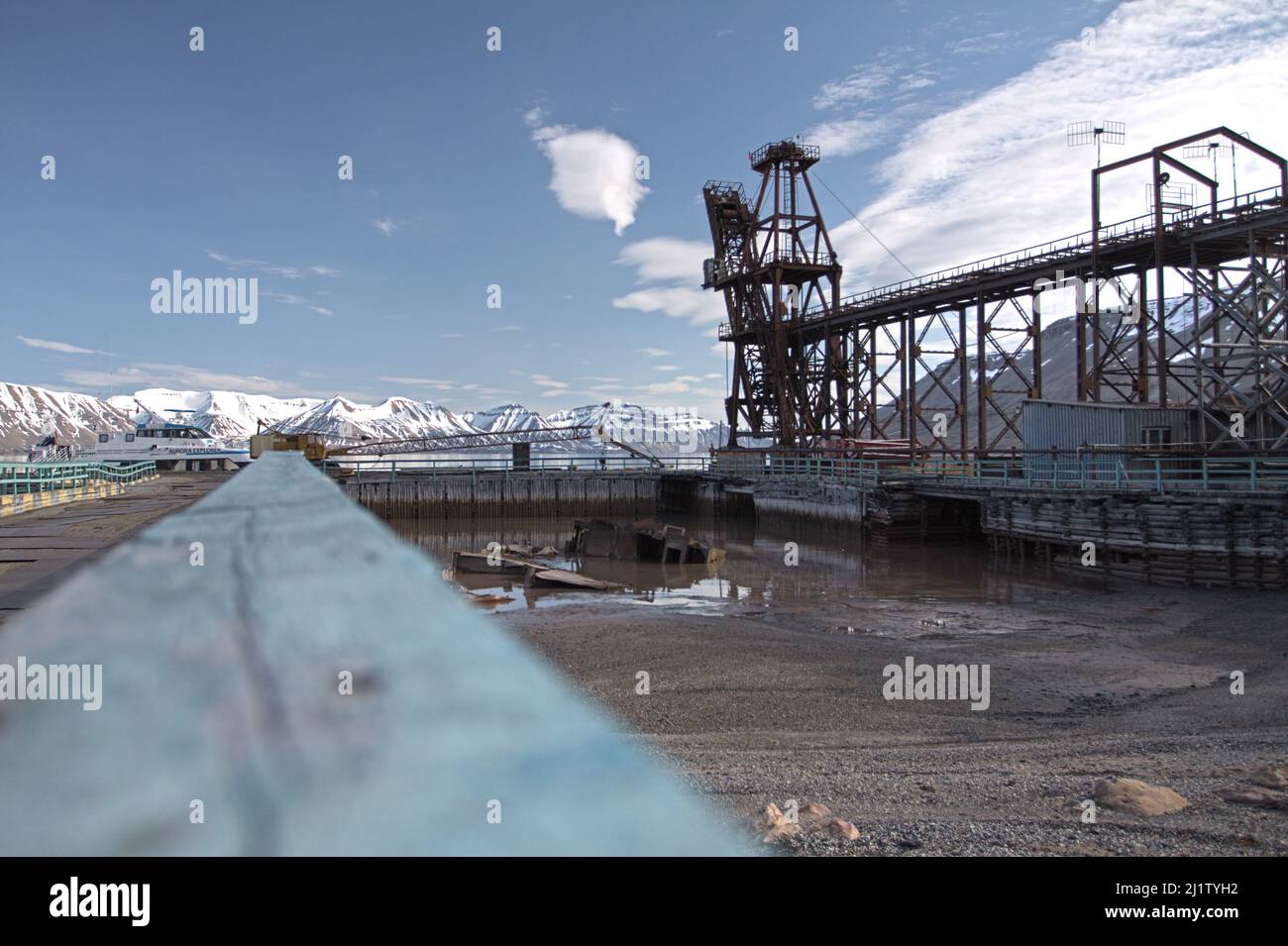 Abandoned city of Pyramiden in Svalbard Stock Photo - Alamy