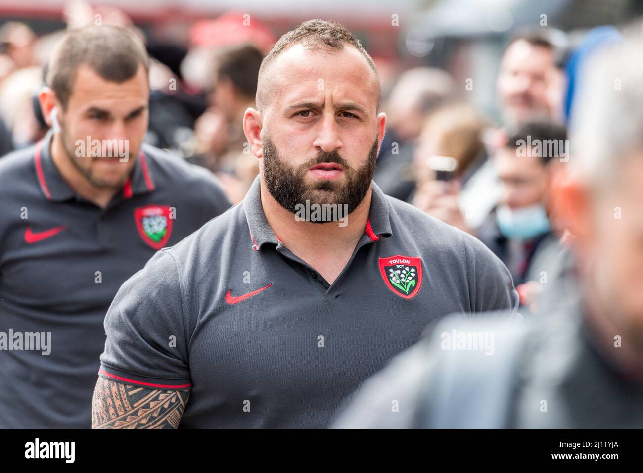 Beka Gigashvili (RCT) during the Top 14 game between Toulon and ...