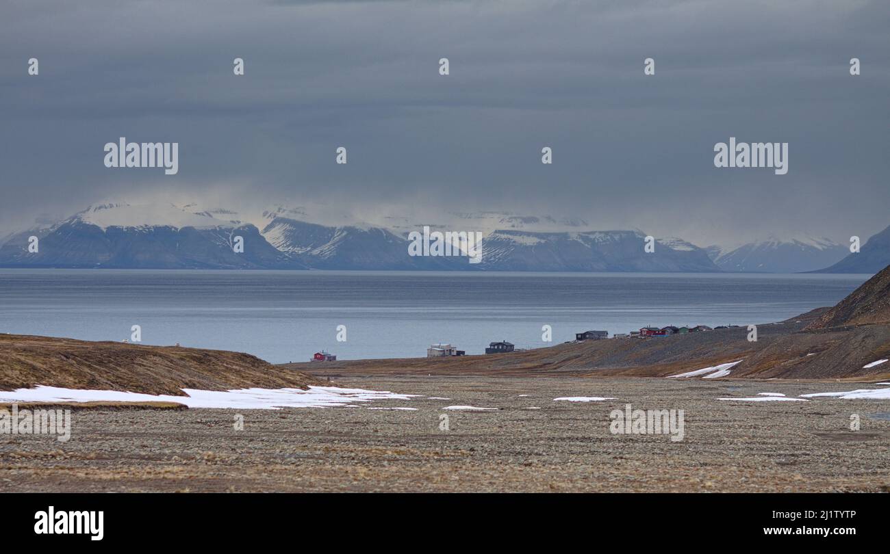 Beautiful landscape in Svalbard Stock Photo - Alamy