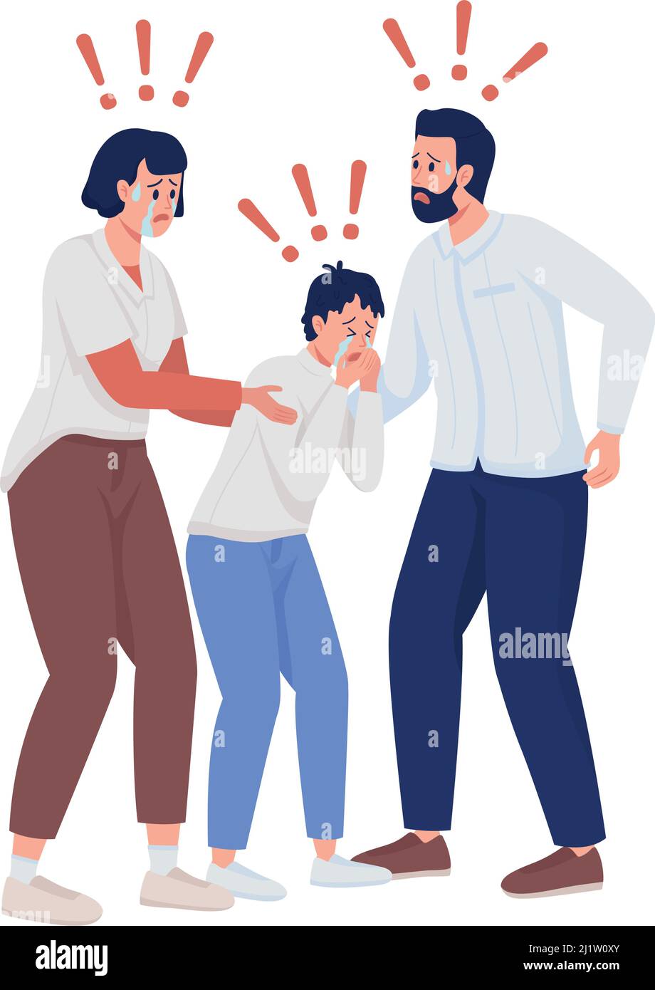 Child in peril Stock Vector Images - Alamy