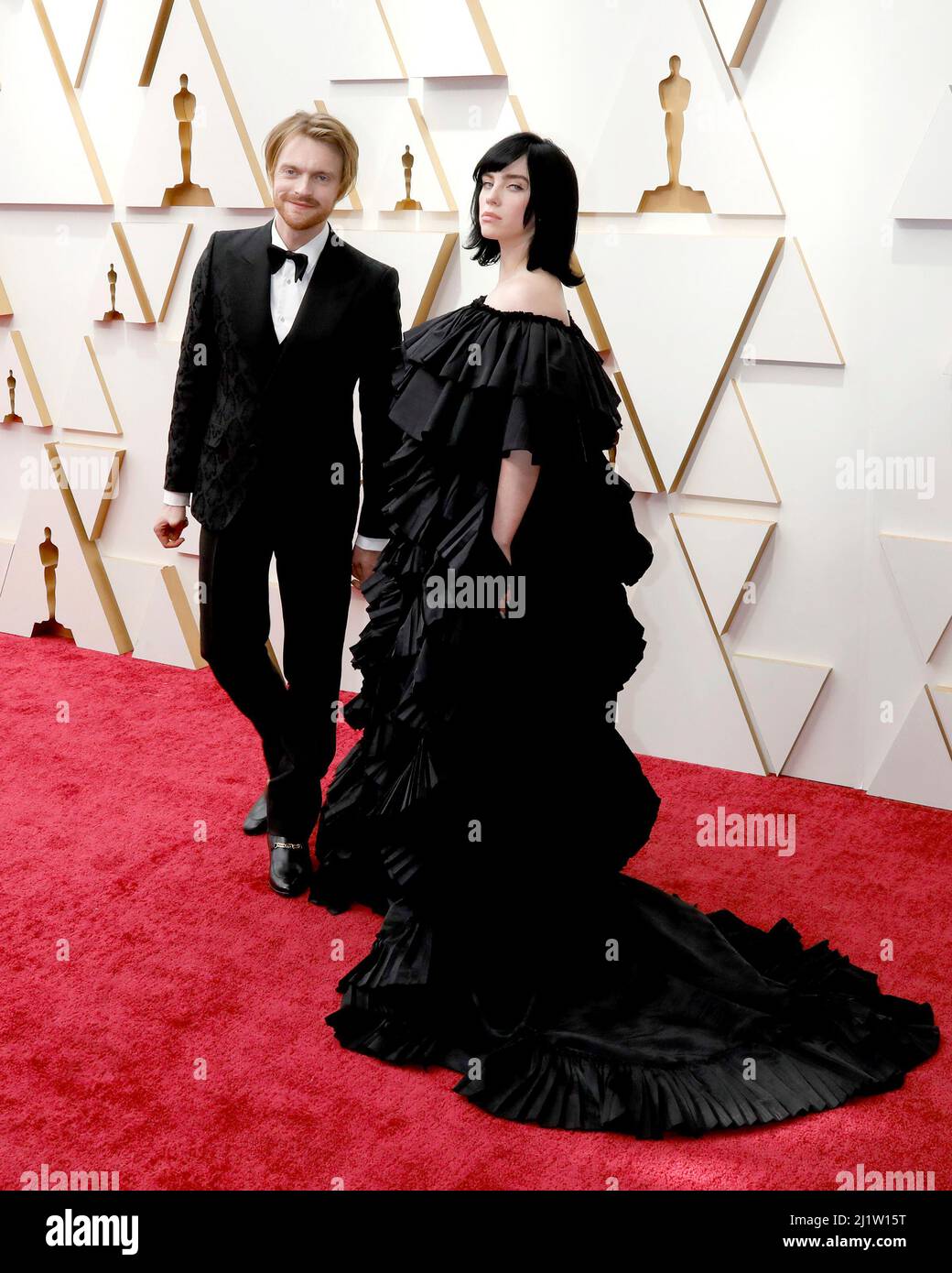 Billie eilish finneas oconnell at the 94th academy awards hi-res stock ...