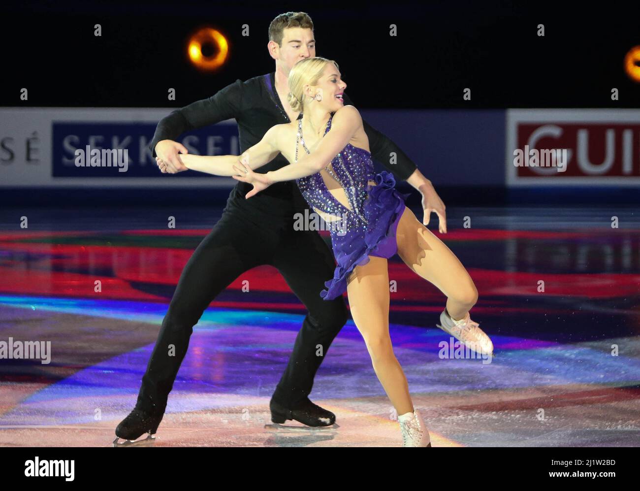 Alexa KNIERIM / Brandon FRAZIER of USA in Gala During the ISU World ...