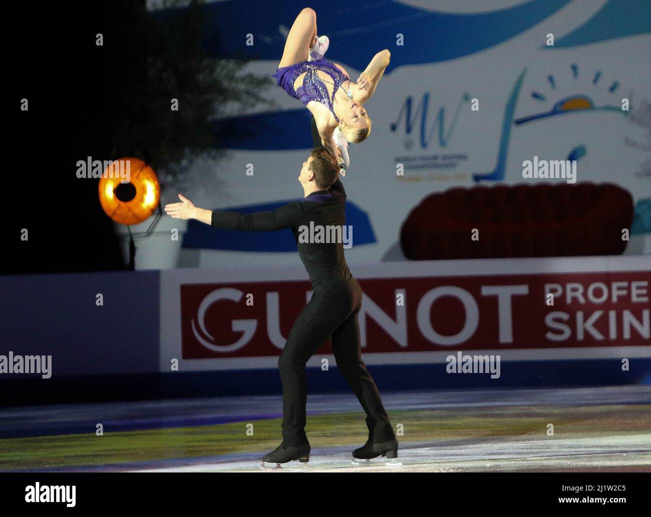 Alexa KNIERIM / Brandon FRAZIER of USA in Gala During the ISU World ...