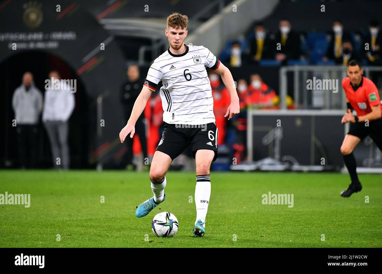 Friendly match, PreZero Arena Sinsheim: Germany vs Israel; Anton Stach ...