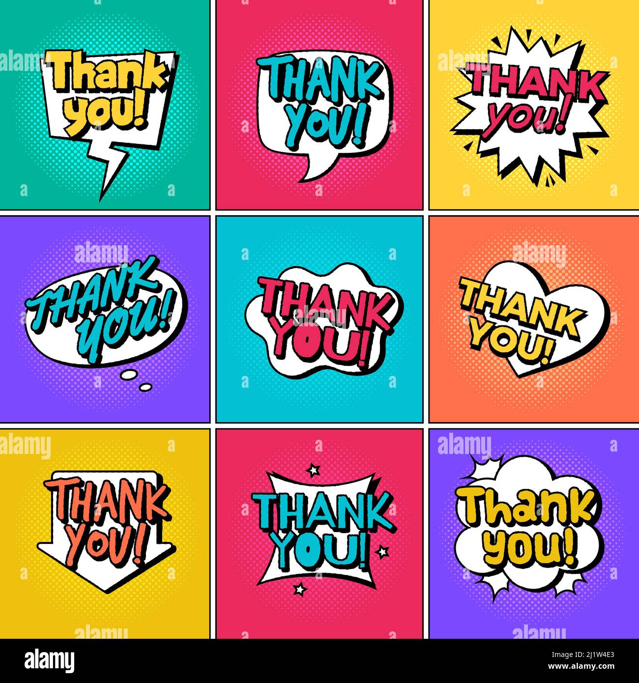 Thank you logo. Decorative text message word advertising templates ...