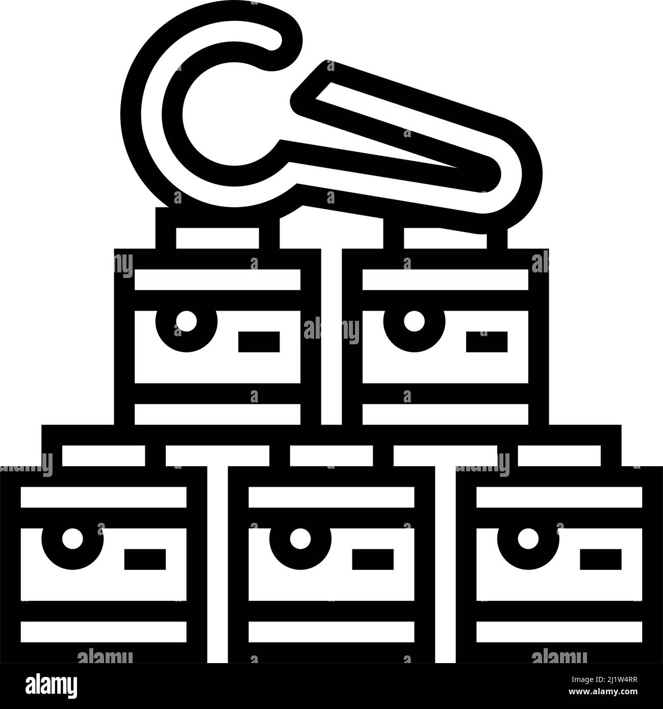 fuel cooking line icon vector illustration Stock Vector Image & Art - Alamy