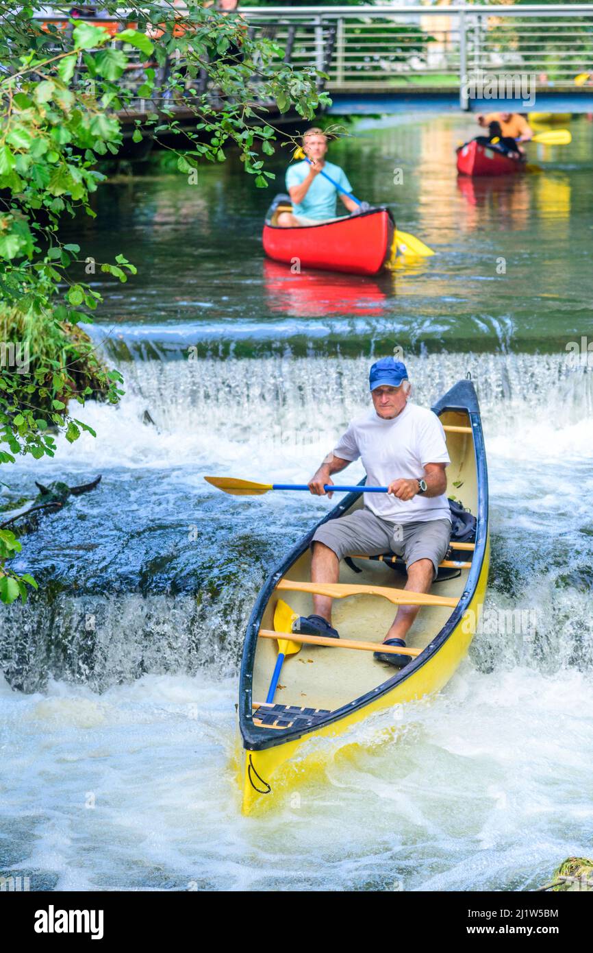 Paddling down a river hi-res stock photography and images - Alamy