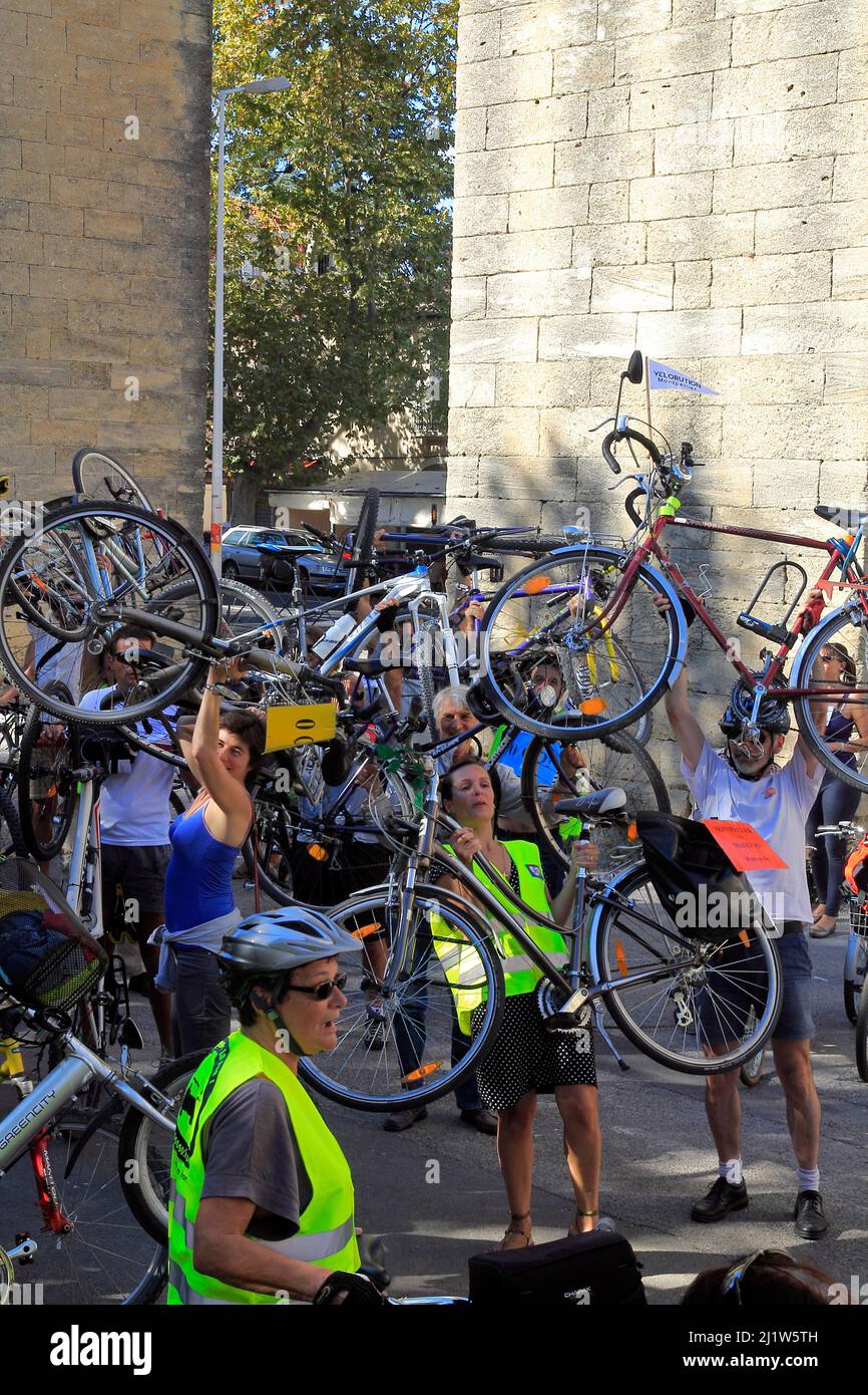Bike lifting ritual hi-res stock photography and images - Alamy