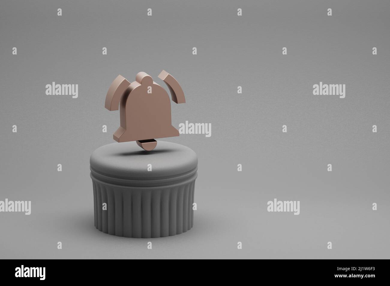 Beautiful abstract illustrations Notifications Active symbol icons on a ...