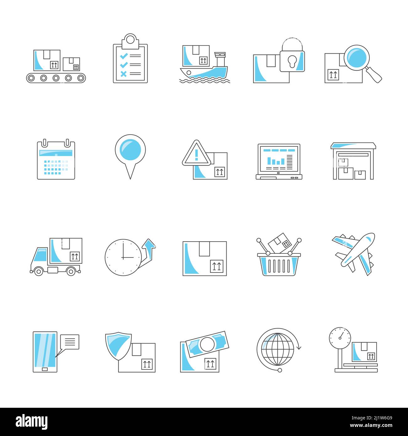 Pad logistics Stock Vector Images - Alamy