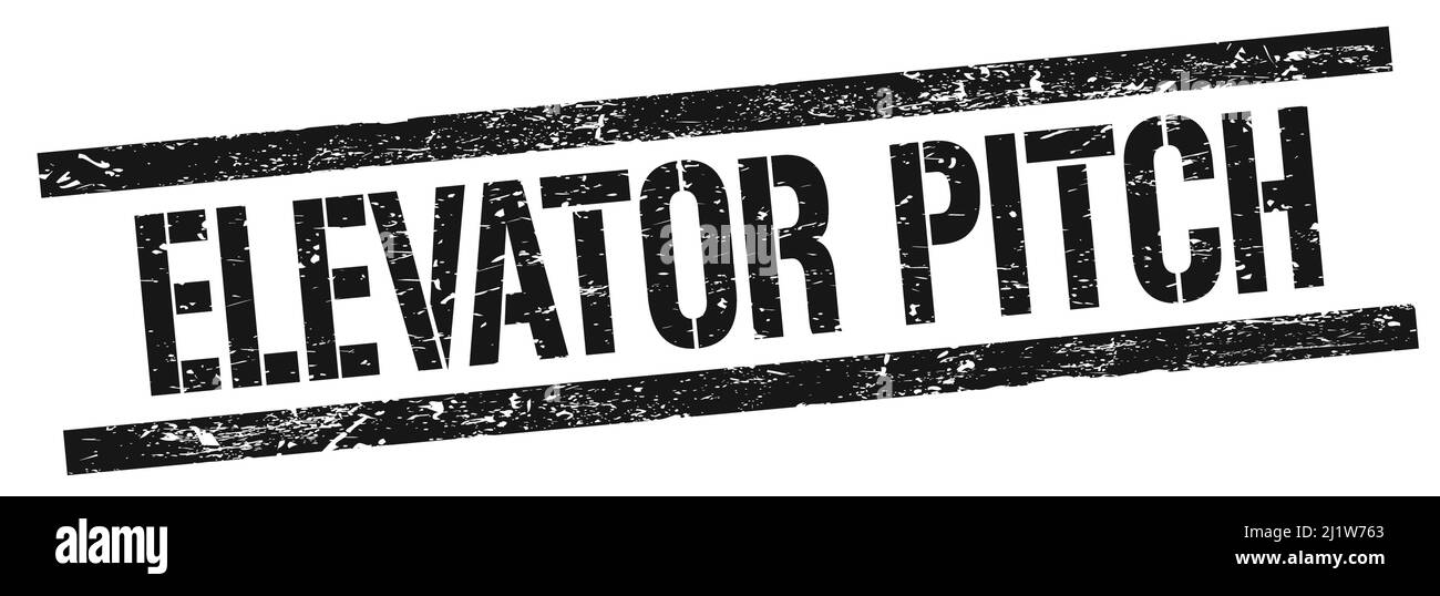 Elevator pitch text Black and White Stock Photos & Images - Alamy
