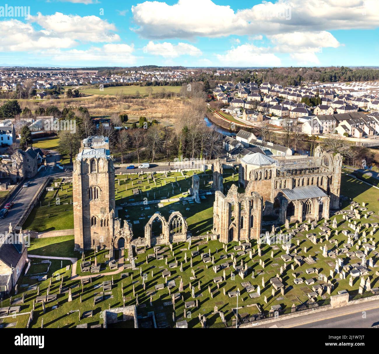 Elgin cathedral ruins hi-res stock photography and images - Alamy