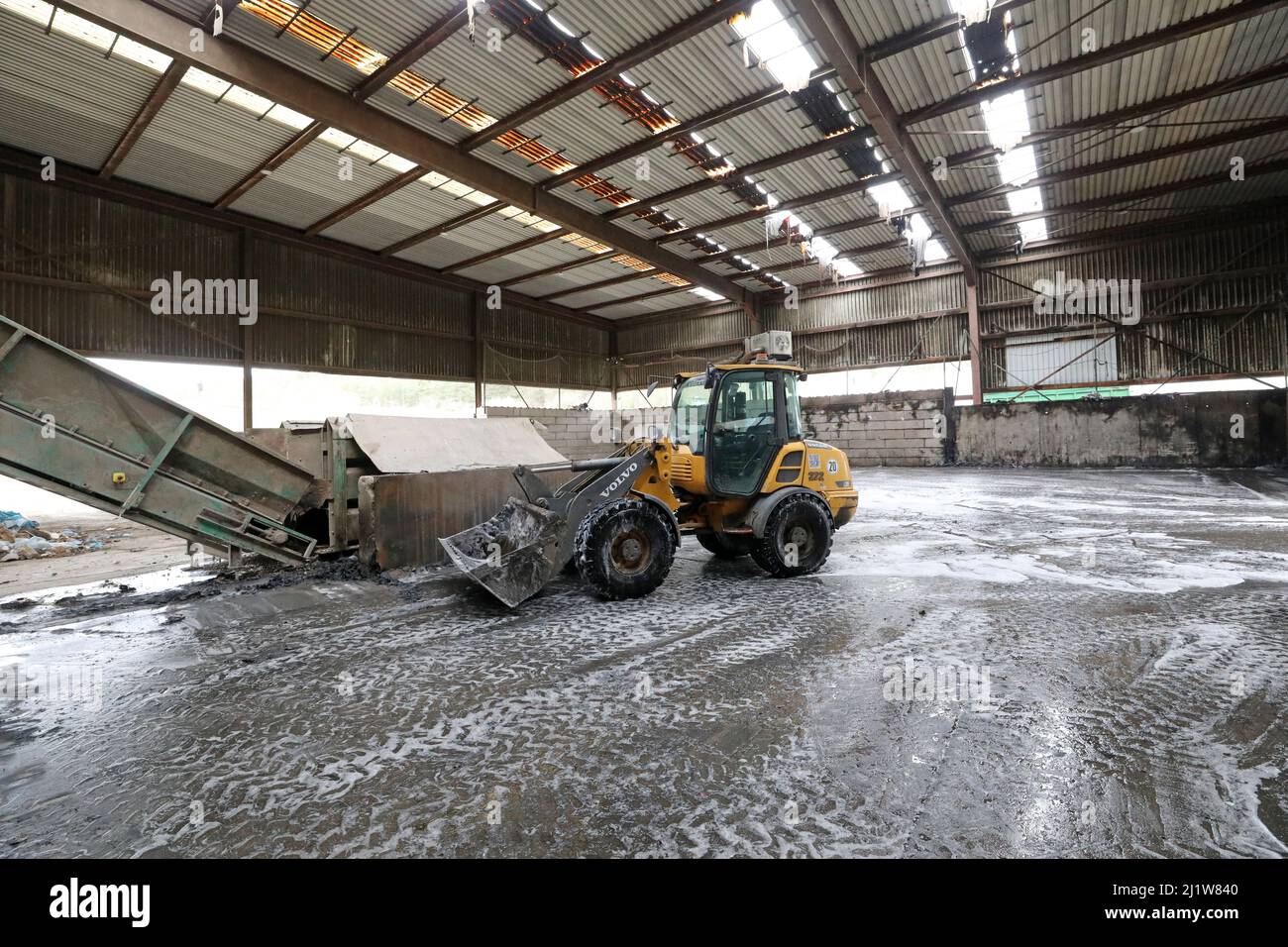 Burnt paper warehouse hi-res stock photography and images - Alamy