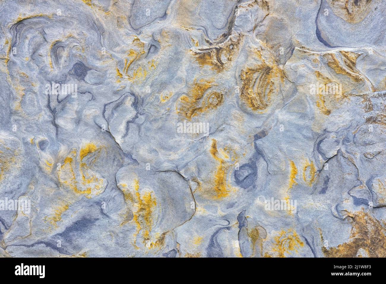 Top view of abstract background with smooth surface of rocky formation ...