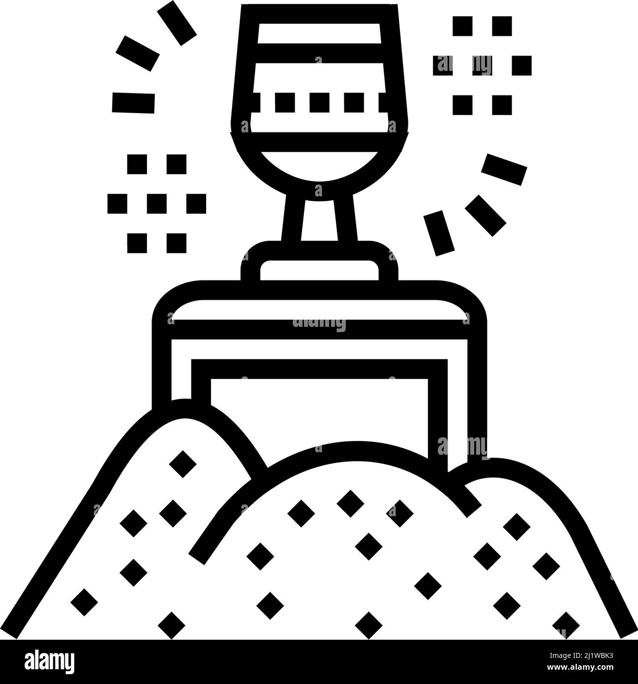 Stone vector outline map Black and White Stock Photos & Images - Alamy