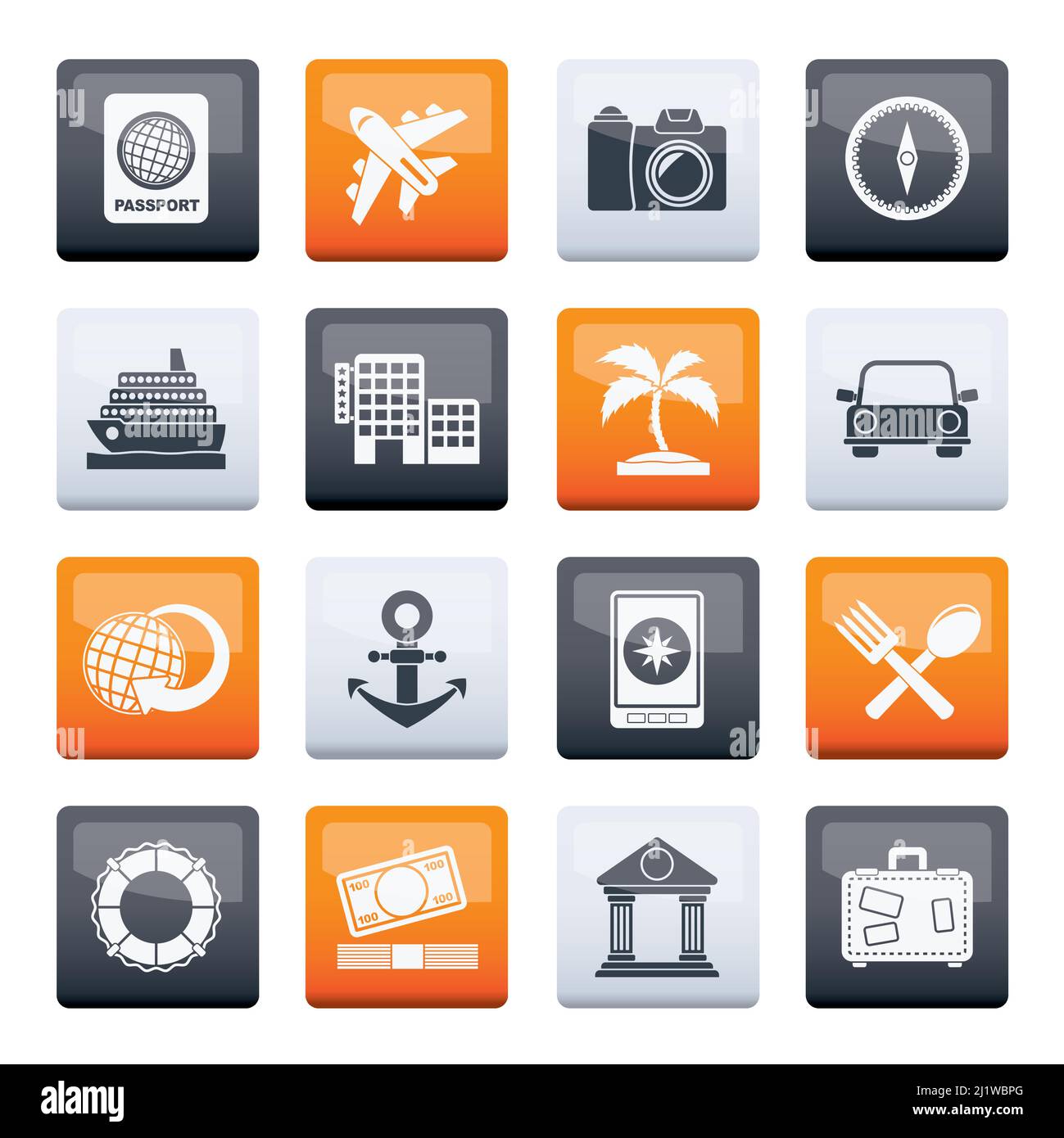 Tourism bank Stock Vector Images - Alamy