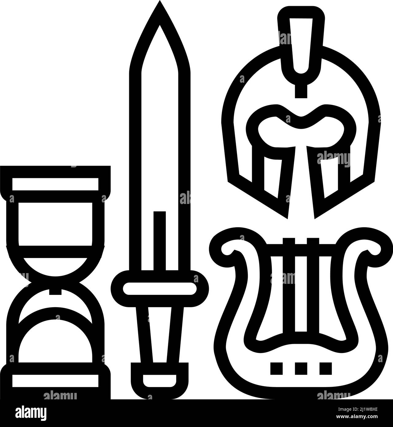 Antiques and relics Stock Vector Images - Alamy