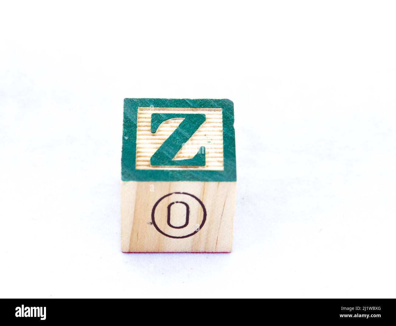 The letter Z visually displayed on a clear background with copy space ...