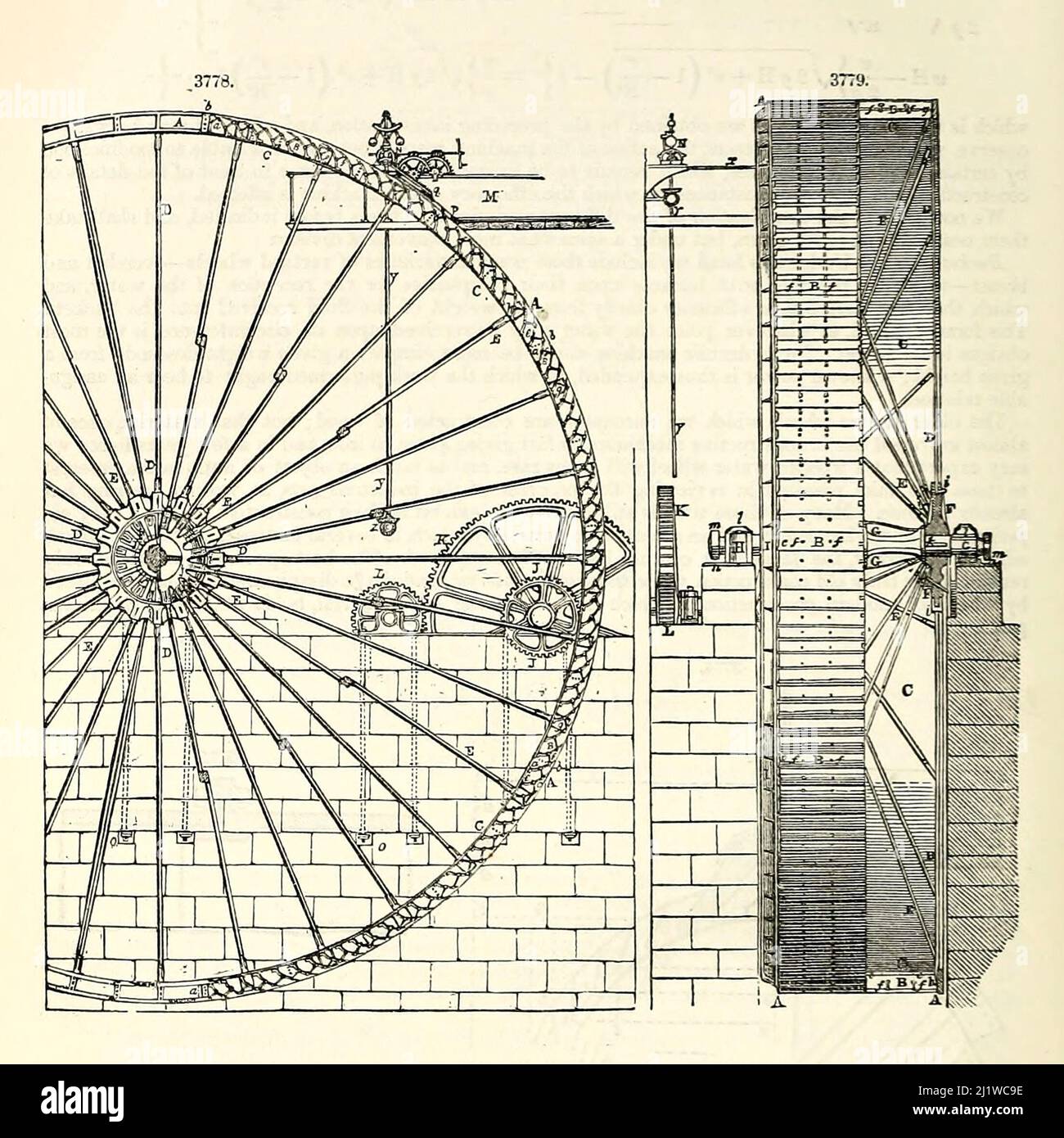 19th century turbine water wheel hi-res stock photography and images ...