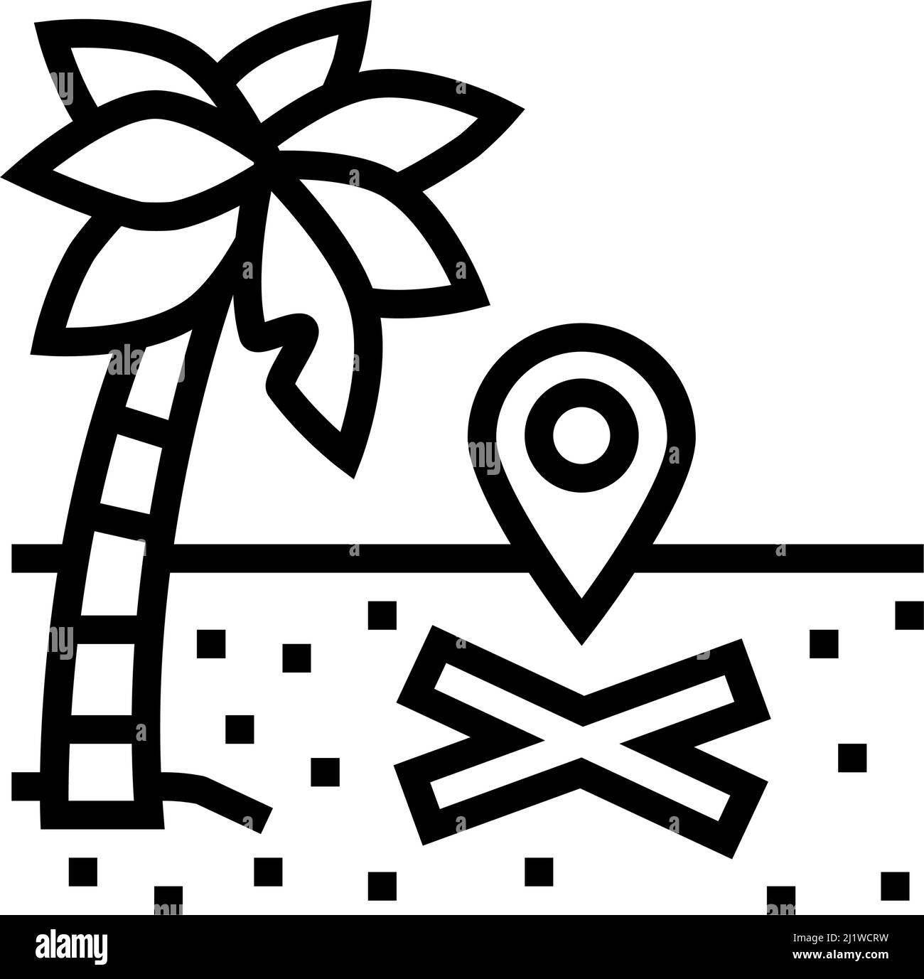 Stone vector outline map Cut Out Stock Images & Pictures - Alamy