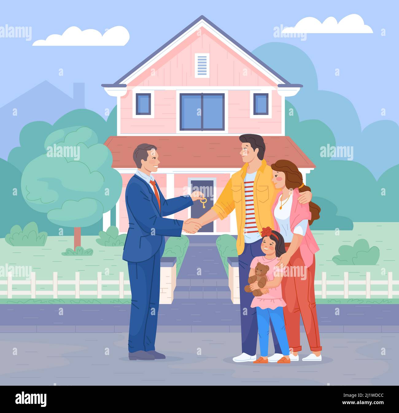 Happy rent Stock Vector Images - Alamy