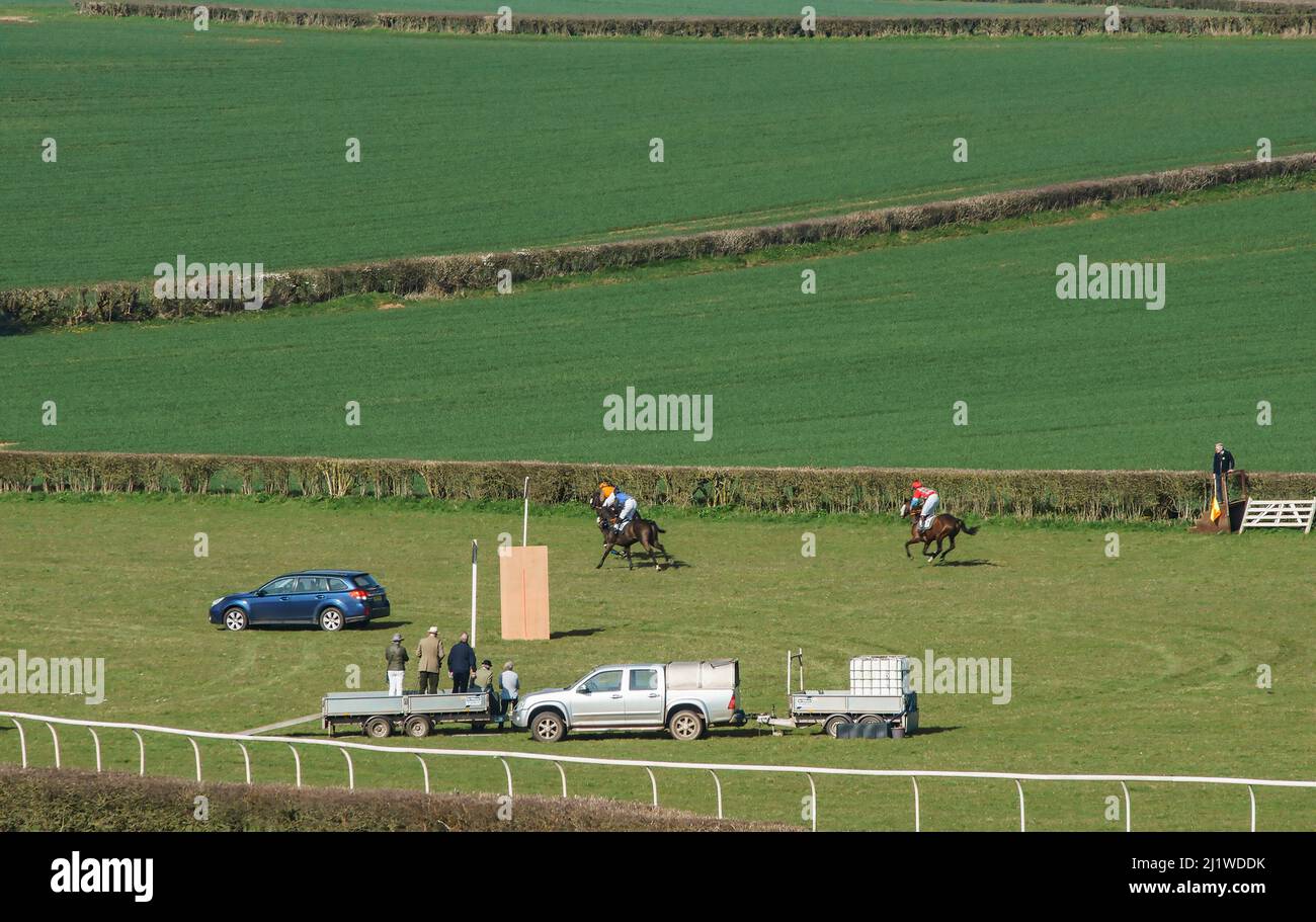 Curre and Llangibby point-to-point at Howick, near Chepstow, South ...